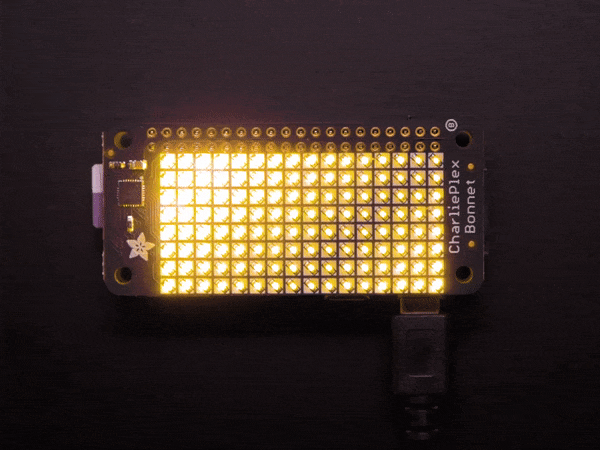 CharliePlex LED Matrix Display Bonnets - Adafruit | Mouser