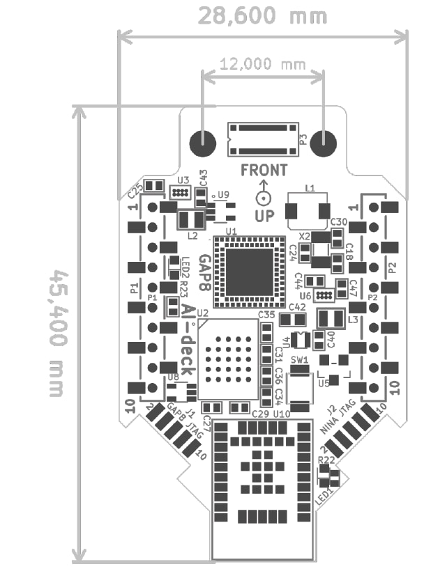 Crazyflie AI-Deck V1.1 - Hackboard | Mouser