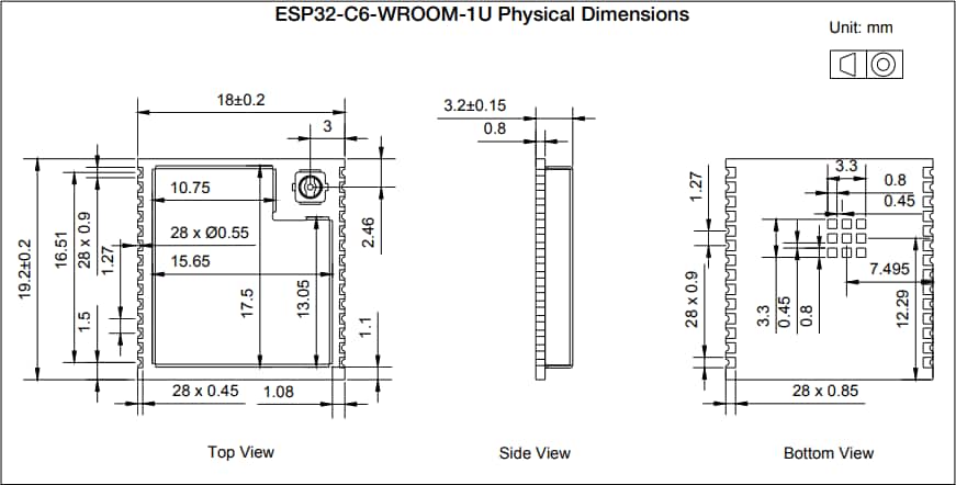 Esp32 C6 Wroom 1 Multiprotocol Modules Espressif Systems Mouser