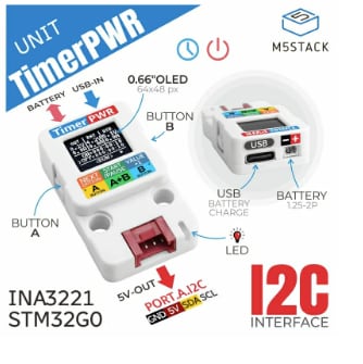 U189 TimerPWR Unit - M5Stack | Mouser