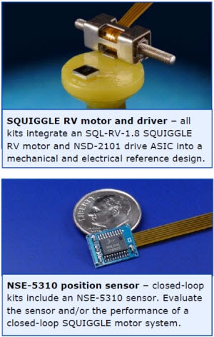 SQUIGGLE RV Motor Closed-loop / Position Sensor Developer's Kit - ams ...